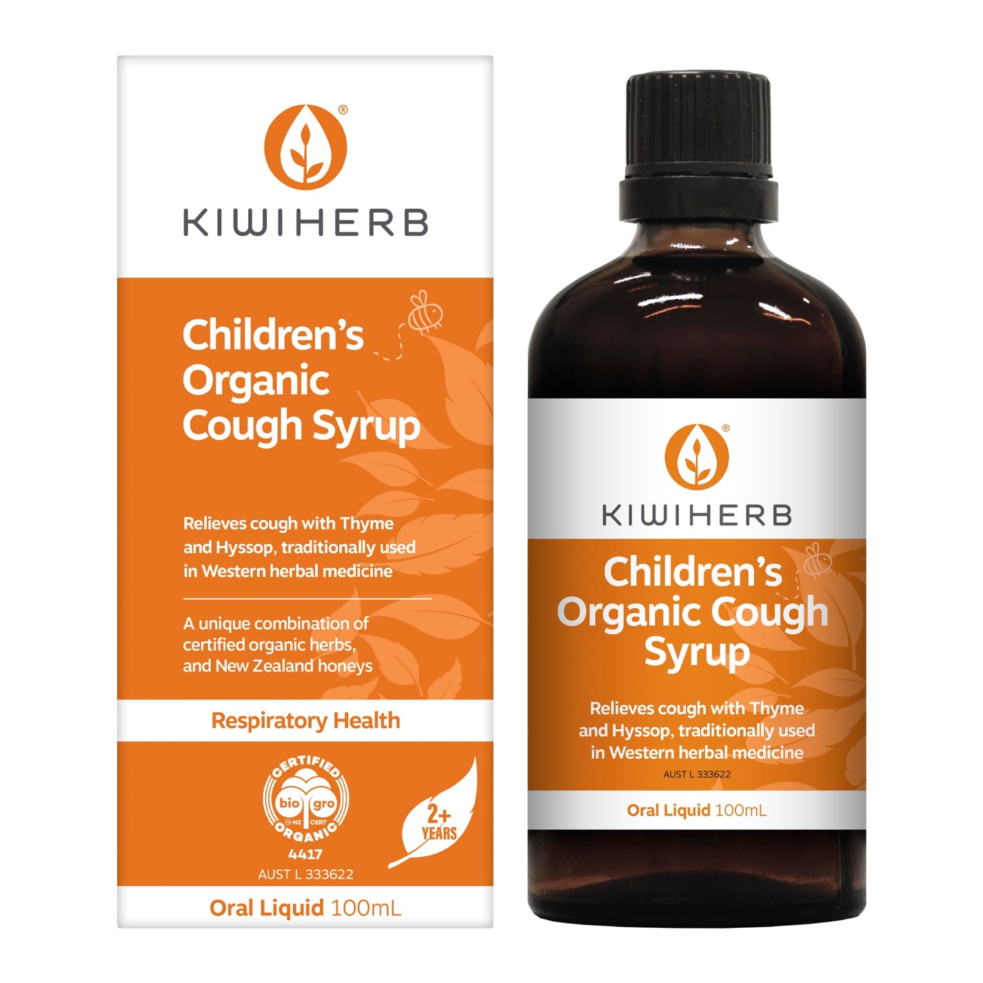 Children's Organic Cough Syrup - Kiwiherb AU