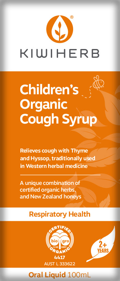 Children's Organic Cough Syrup – Kiwiherb AU